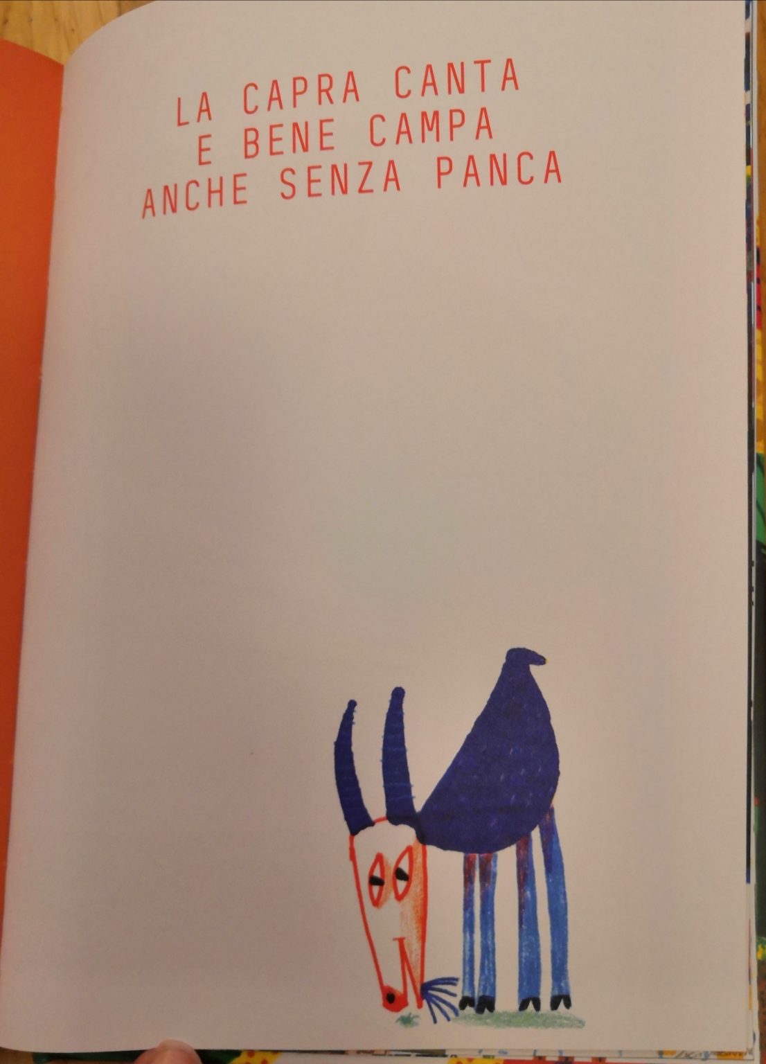 La capra canta - Teste fiorite - libro di poesia per bambini